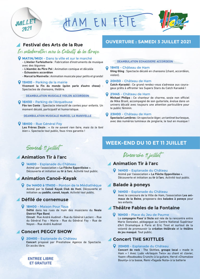 Ham en Fête – Ville de Ham